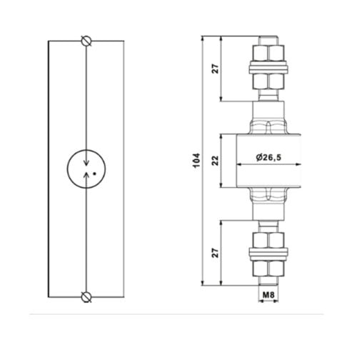 Isolating Spark Gap (M8 Bolts) - Kingsmill Industries