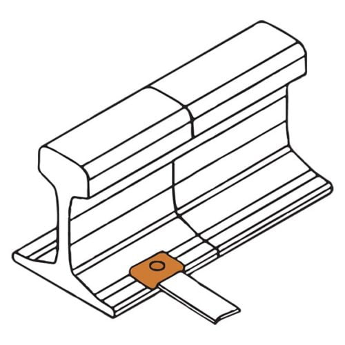 Horizontal Flat Tape to Rail Flange/Foot - R6 - Kingsmill Industries