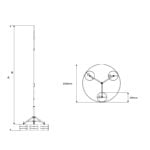 Free-Standing Air Terminal Mast - Kingsmill Industries
