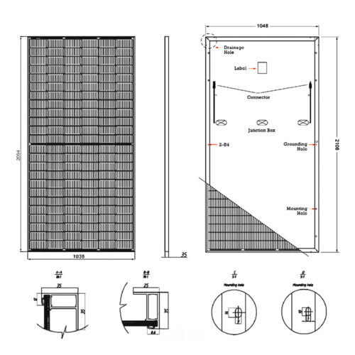 450W Photovoltaic Solar Panel - Kingsmill Industries