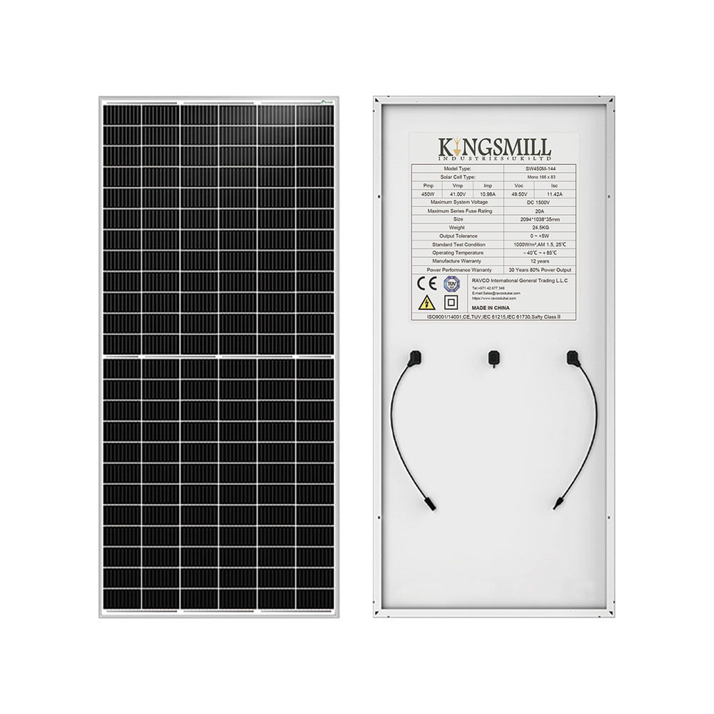 450W Photovoltaic Solar Panel - Kingsmill Industries